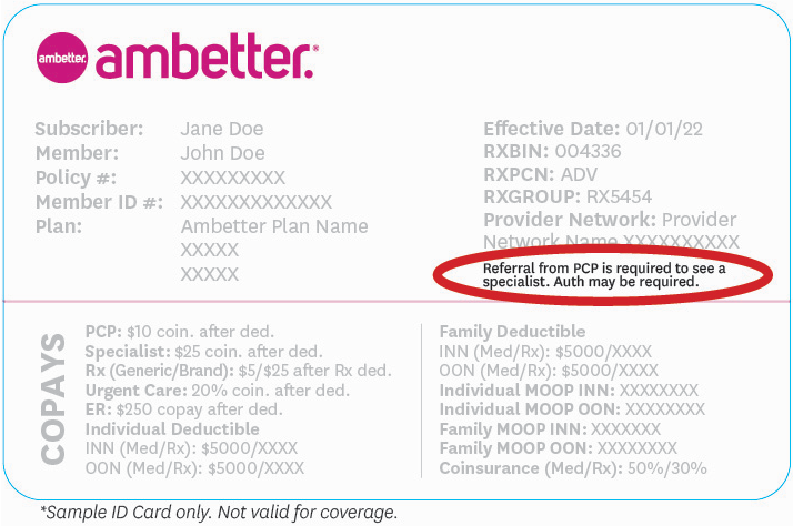 Referral and Authorization Information